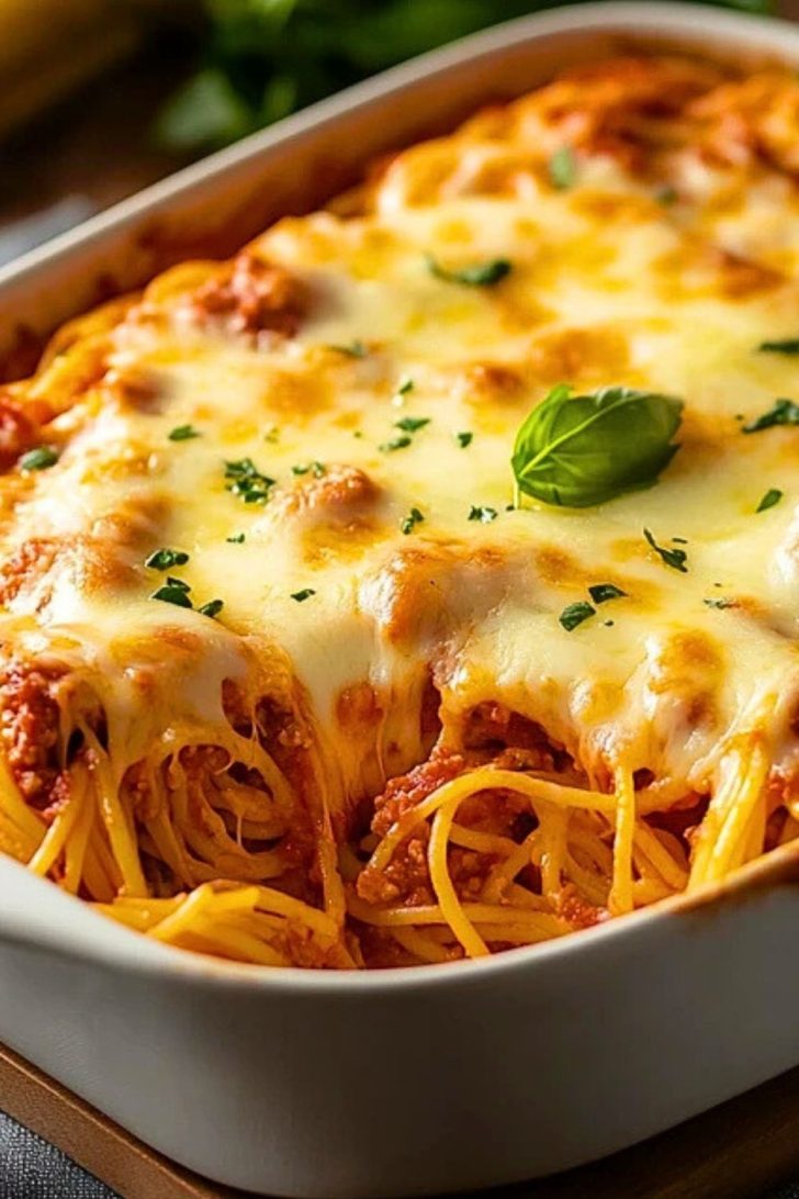 Authentic Italian-Style Spaghetti Bake Recipe
