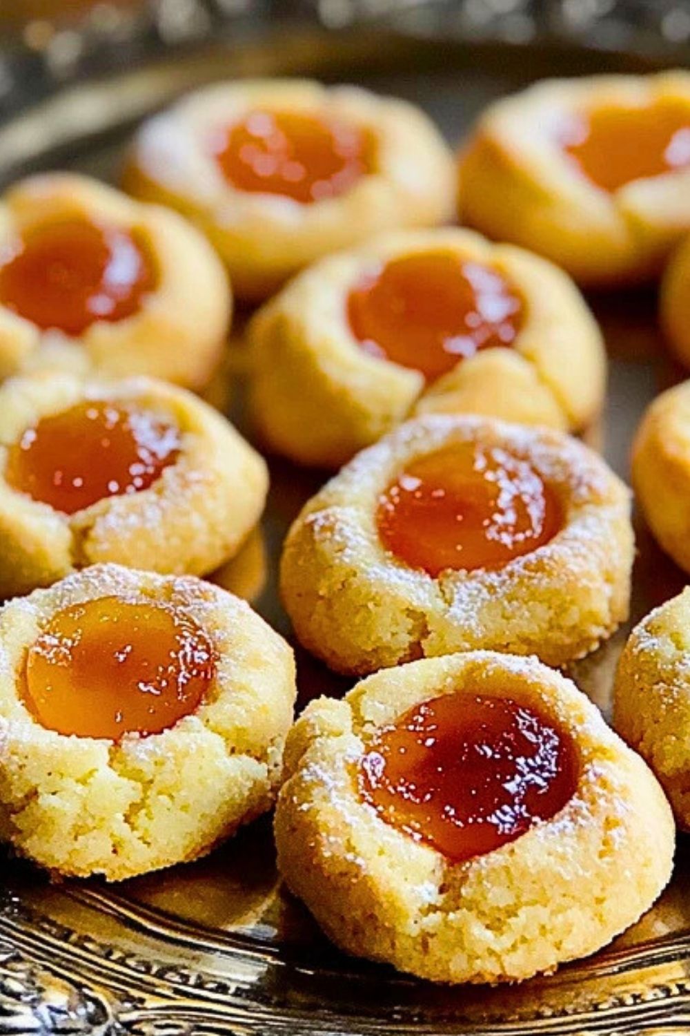 Simple Apricot Cream Cheese Thumbprint Cookies