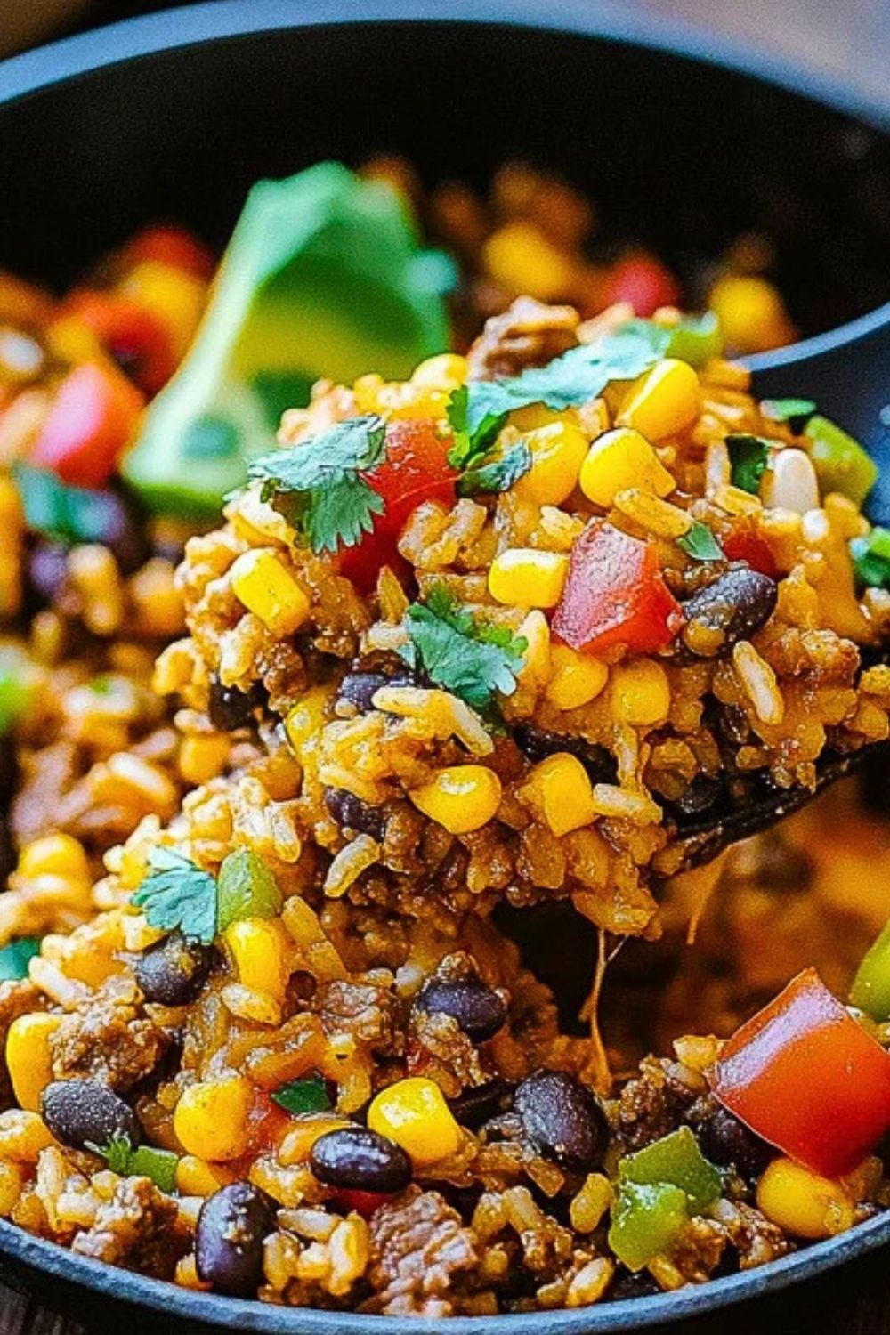 Simple Mexican Beef and Rice Skillet