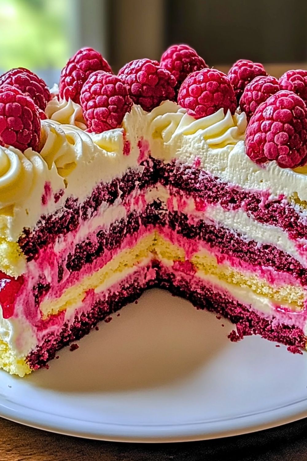 White Chocolate Raspberry Dream Cake - Kitchen By Kate