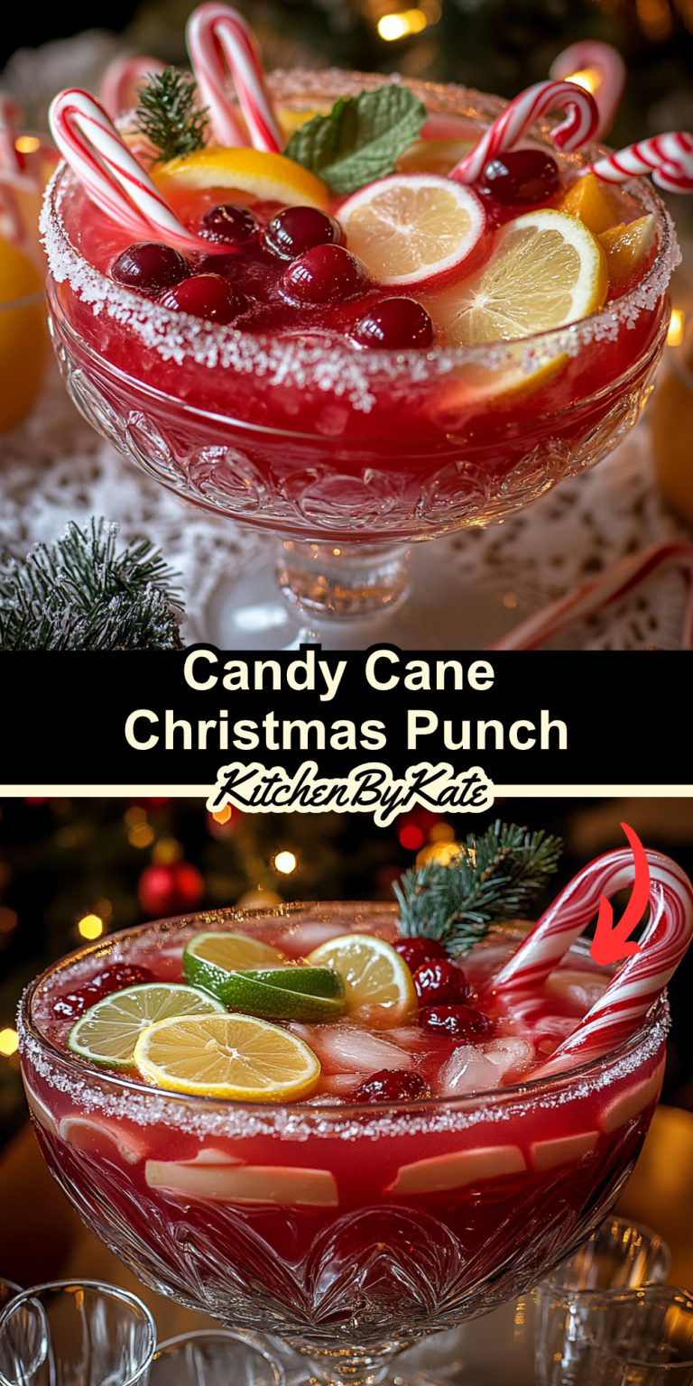 Candy Cane Christmas Punch