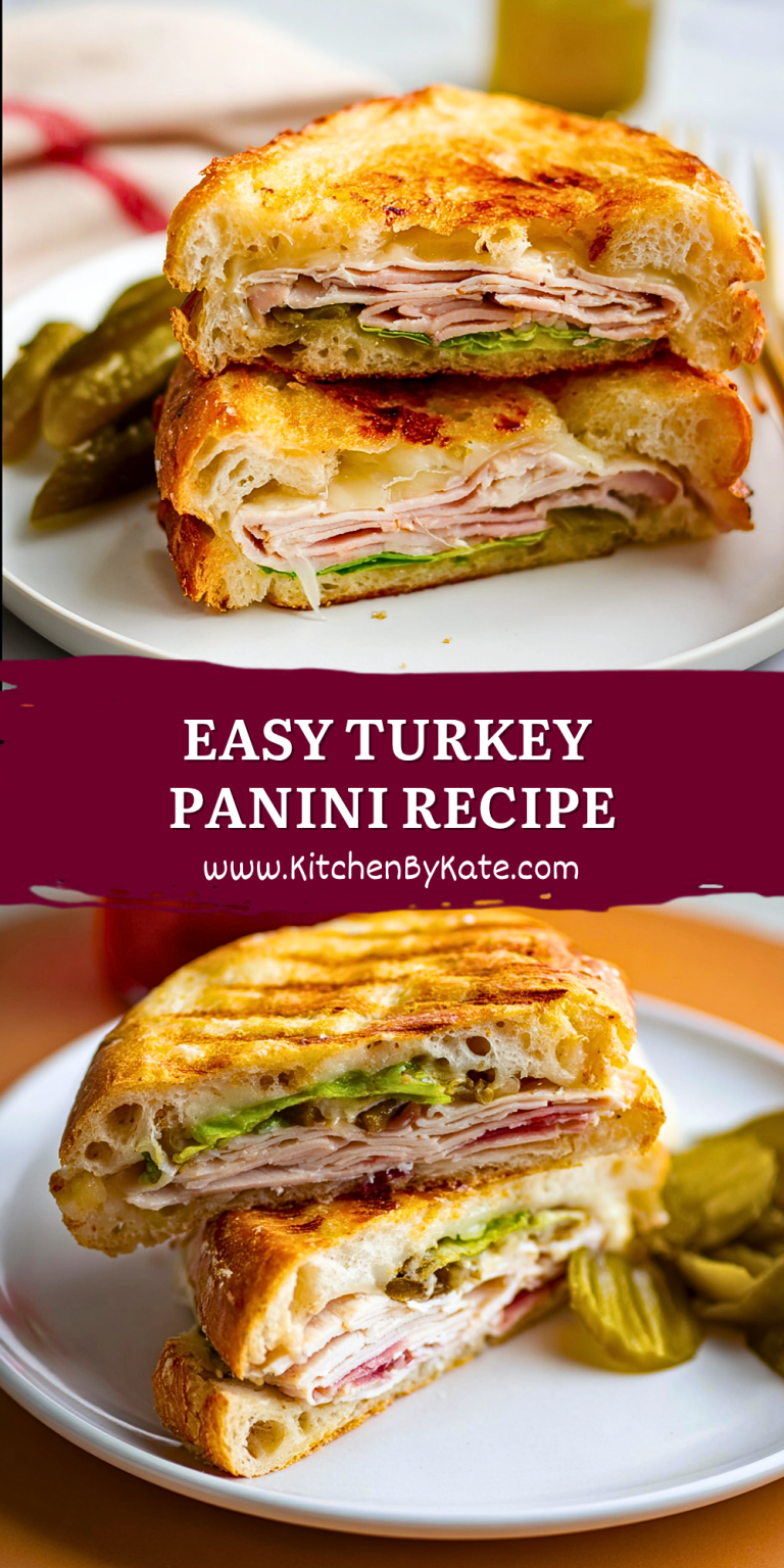 Easy Turkey Panini Recipe