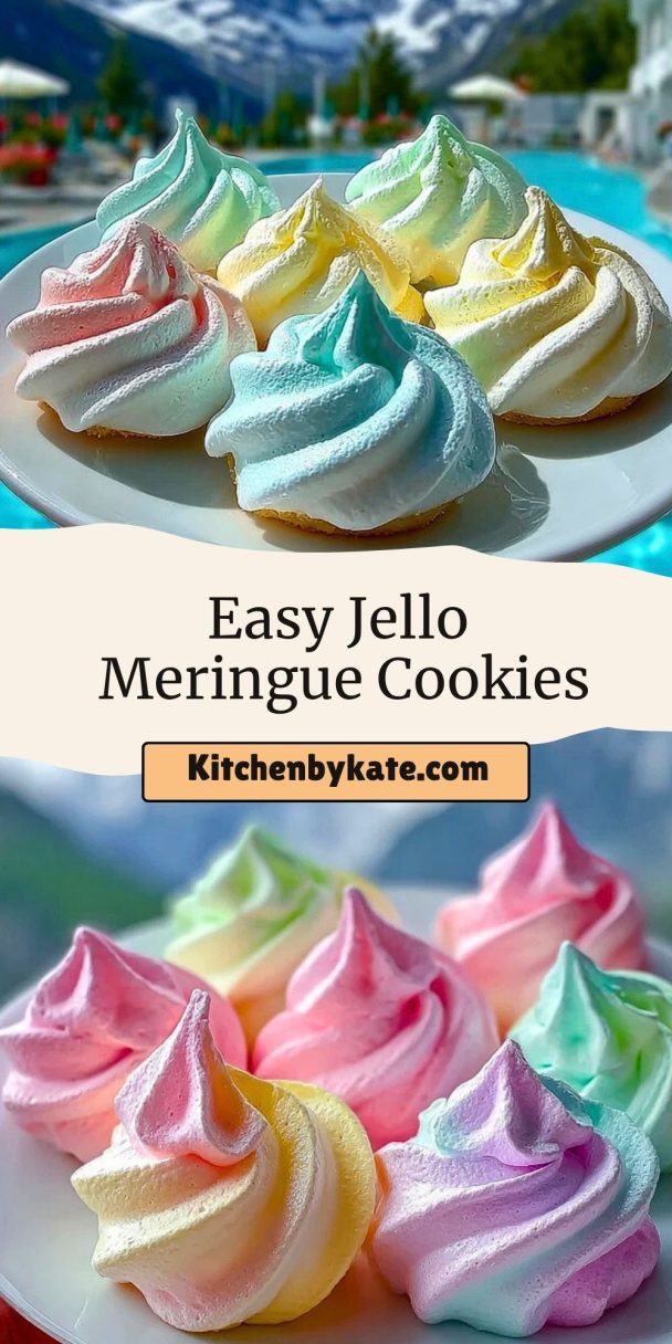 Easy Jello Meringue Cookies