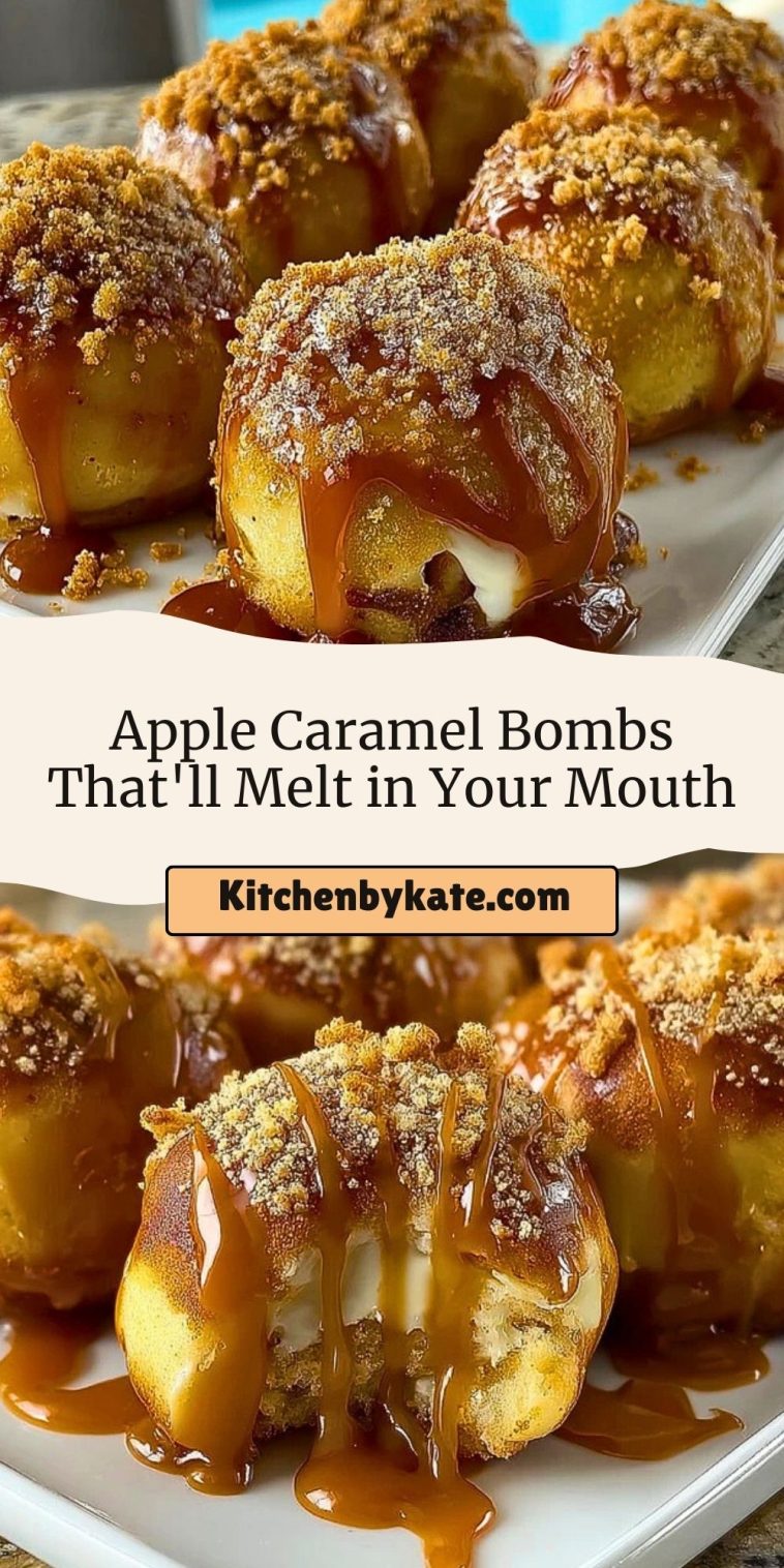 Apple Caramel Bombs That'll Melt in Your Mouth