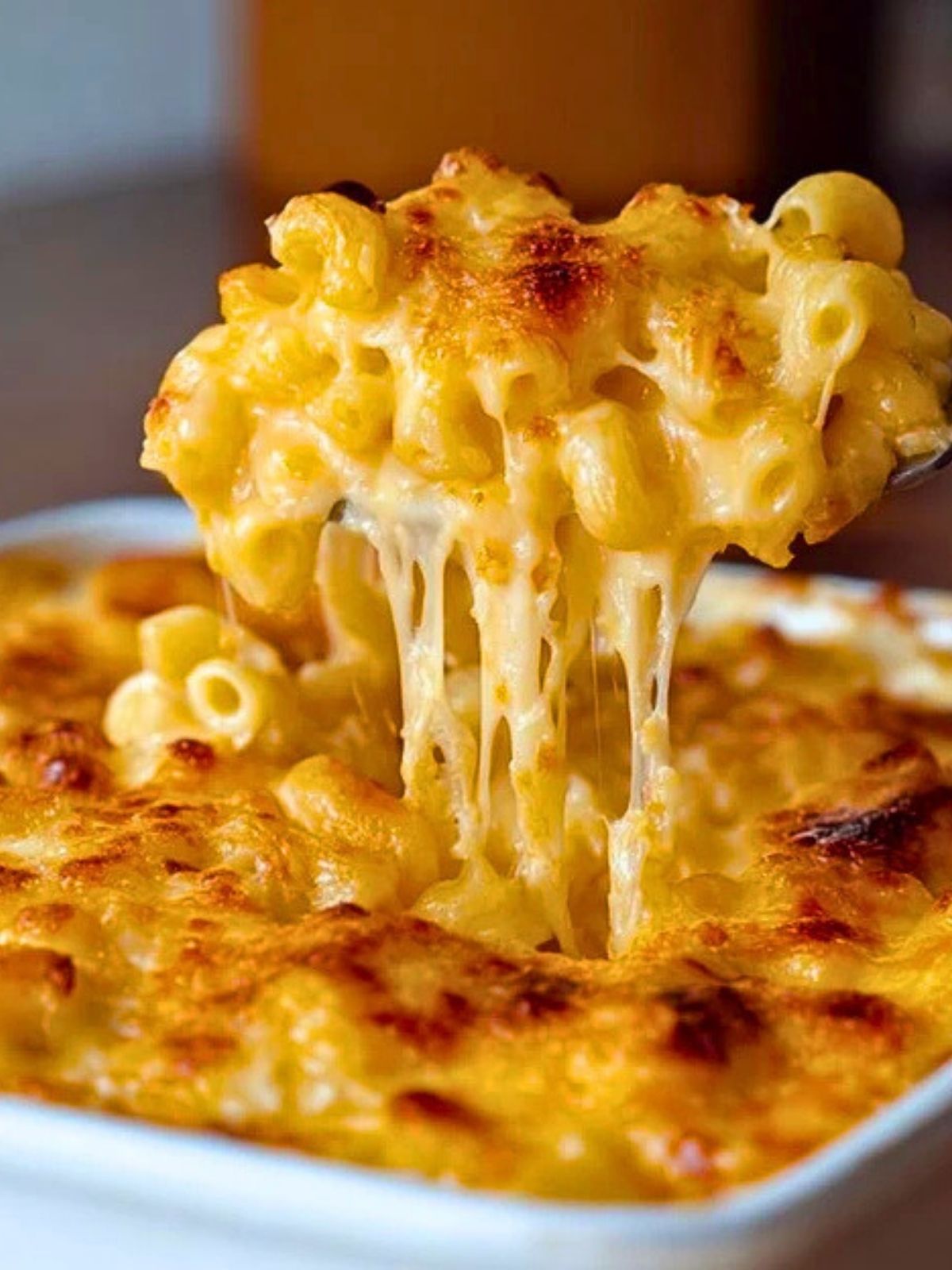 Three-Cheese Baked Macaroni