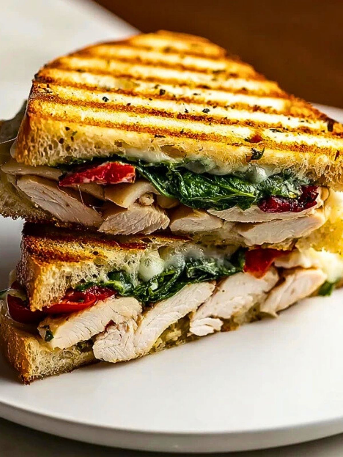 Grilled Chicken Panini Sandwich