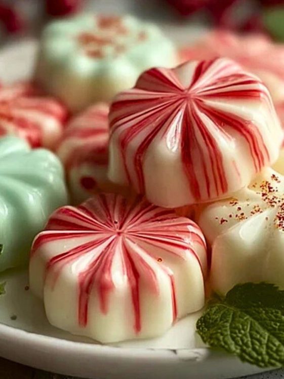 Soft Christmas Peppermints (Old-Fashioned Butter Mints)