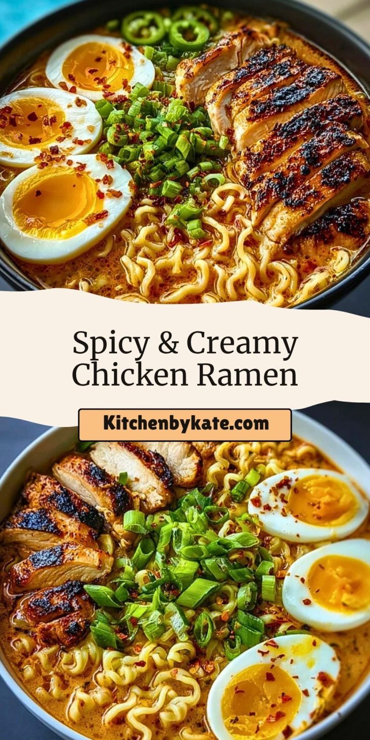 Spicy & Creamy Chicken Ramen