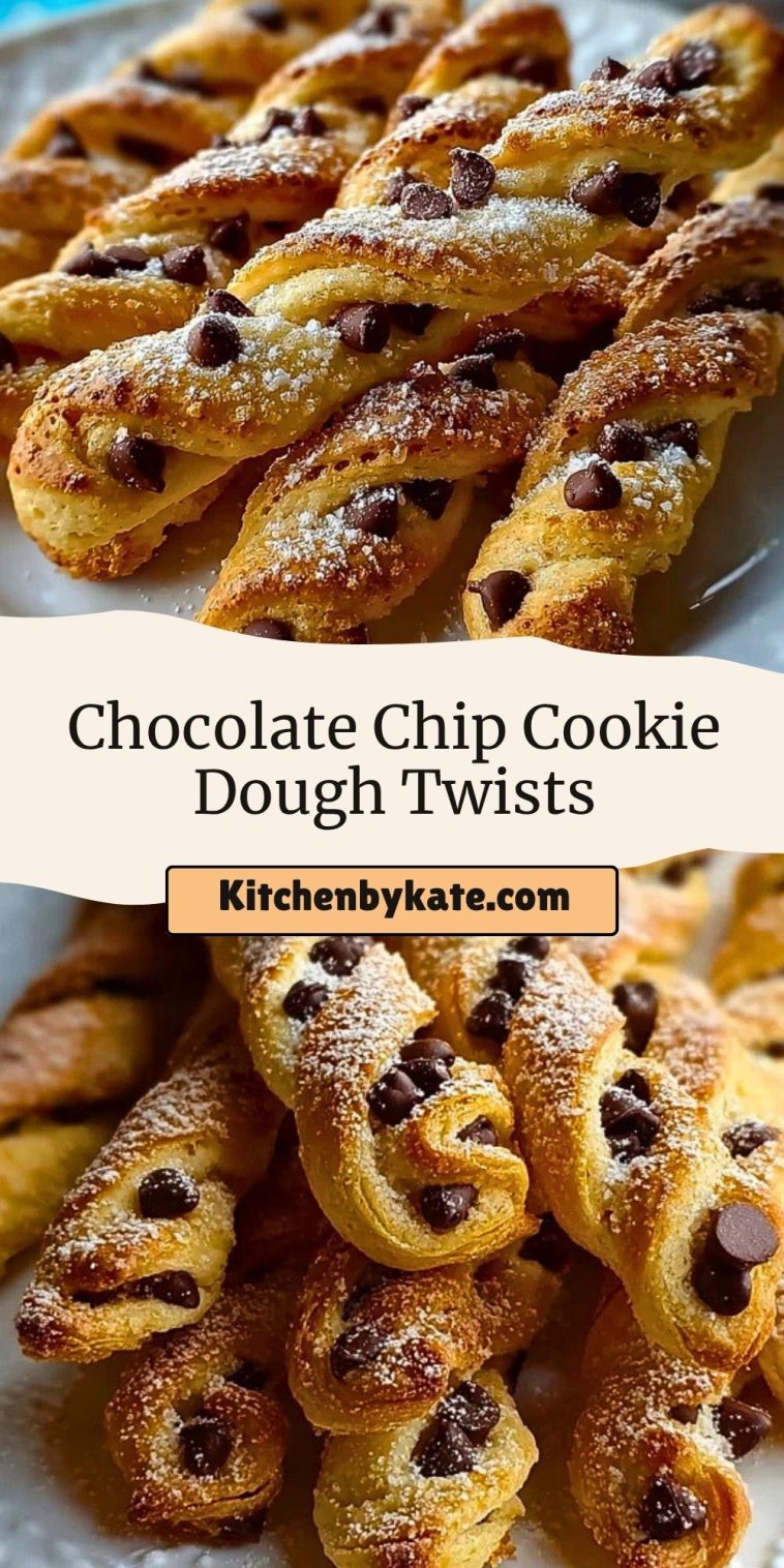 Chocolate Chip Cookie Dough Twists