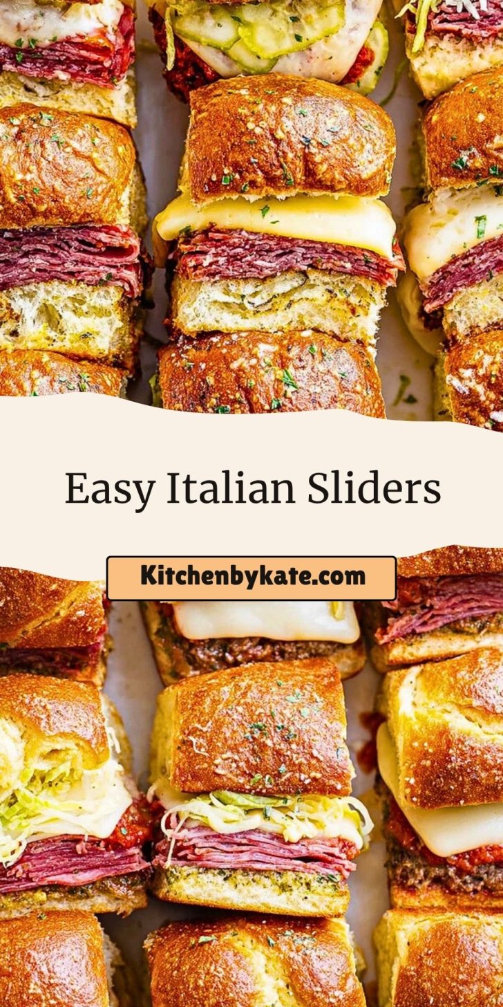 Easy Italian Sliders