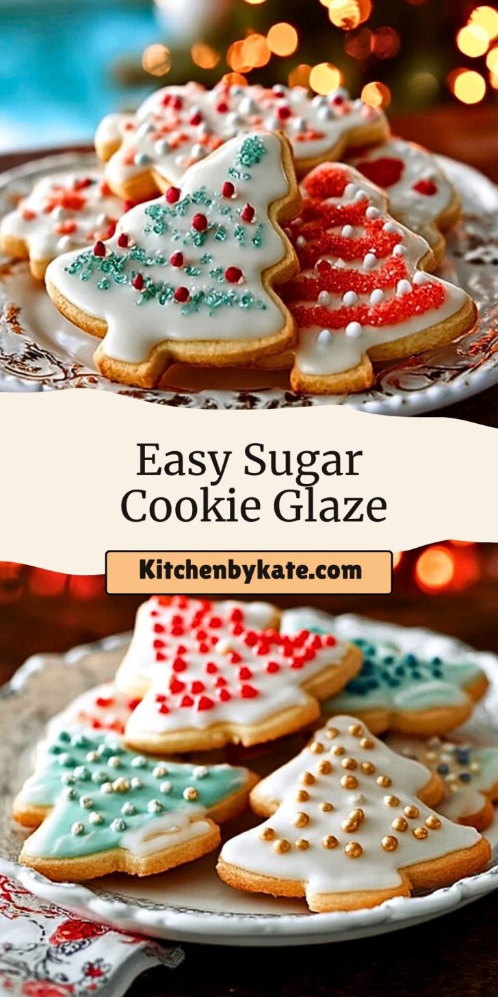 Easy Sugar Cookie Glaze