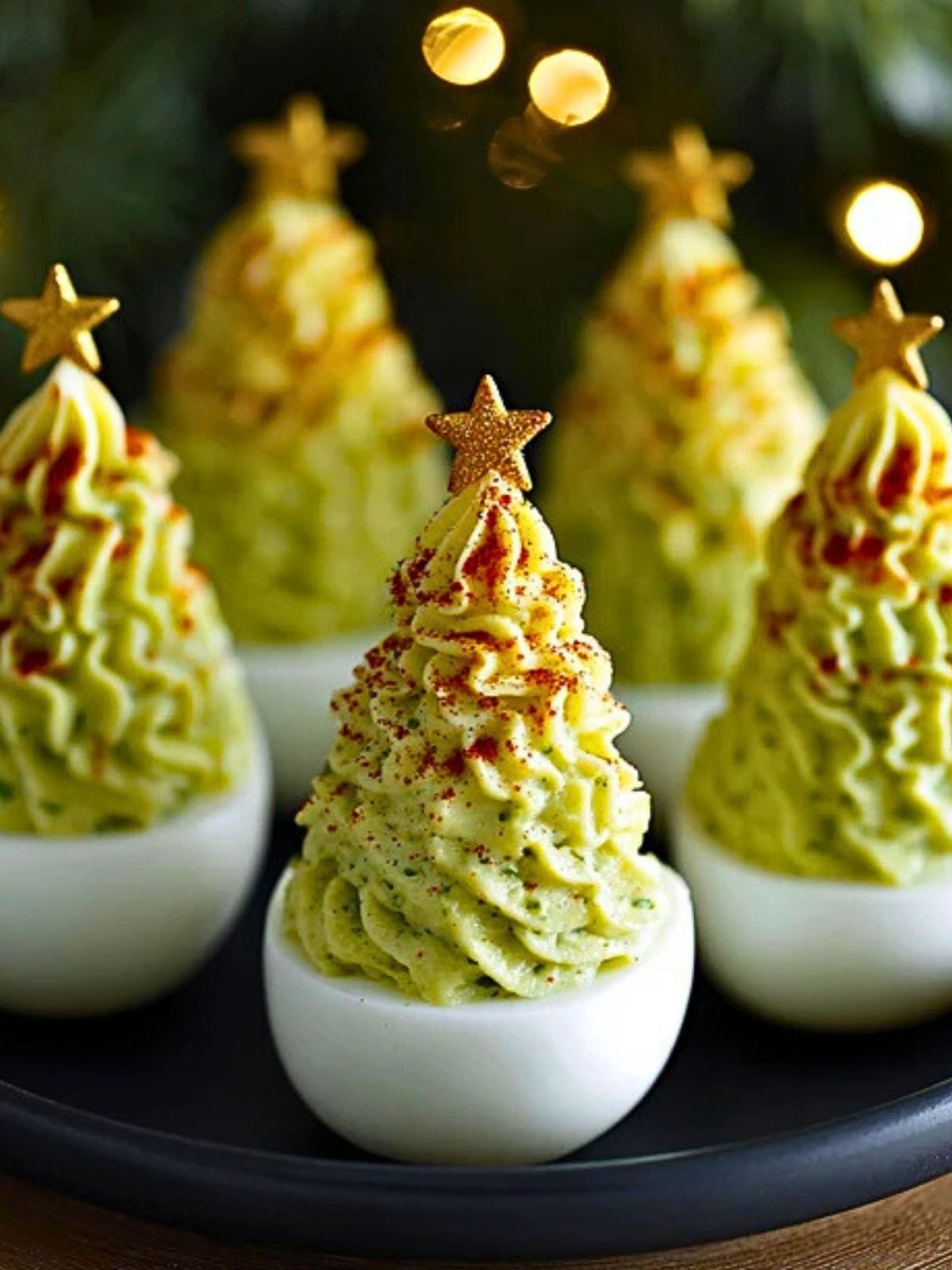 Deviled Egg Christmas TreesDeviled Egg Christmas TreesDeviled Egg ...