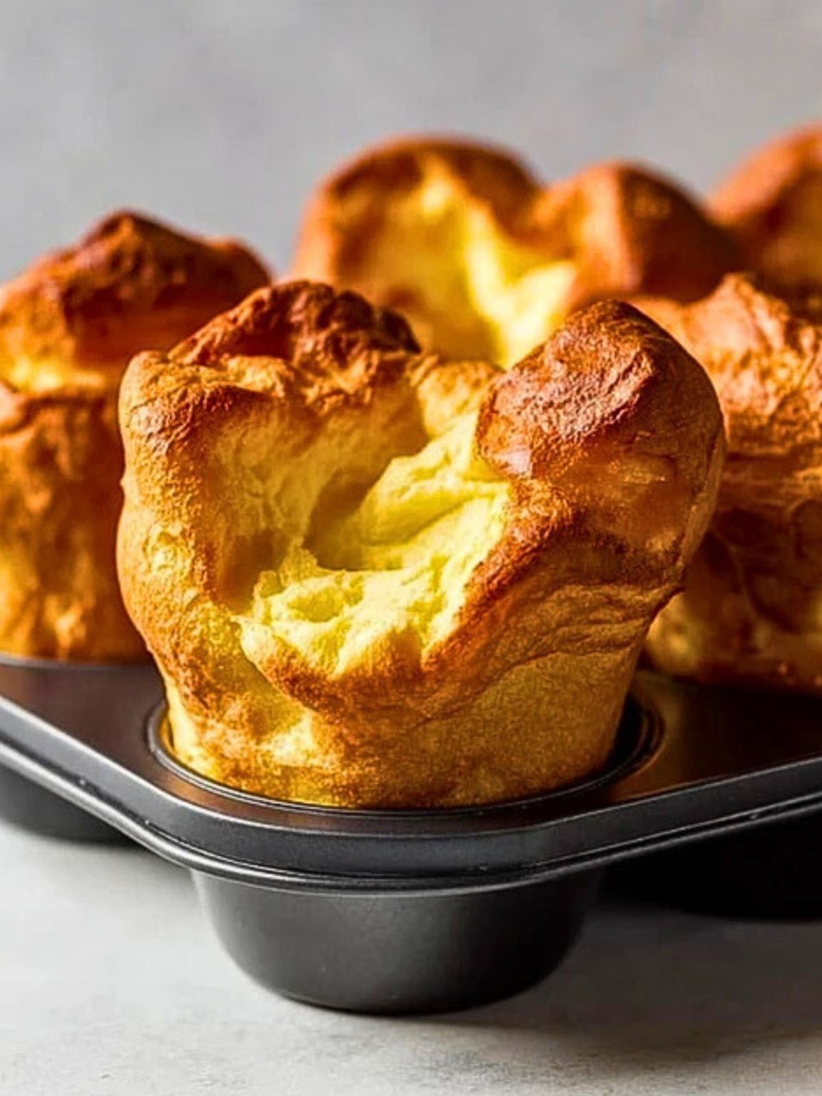 Easy Homemade Popovers in a Muffin Tin