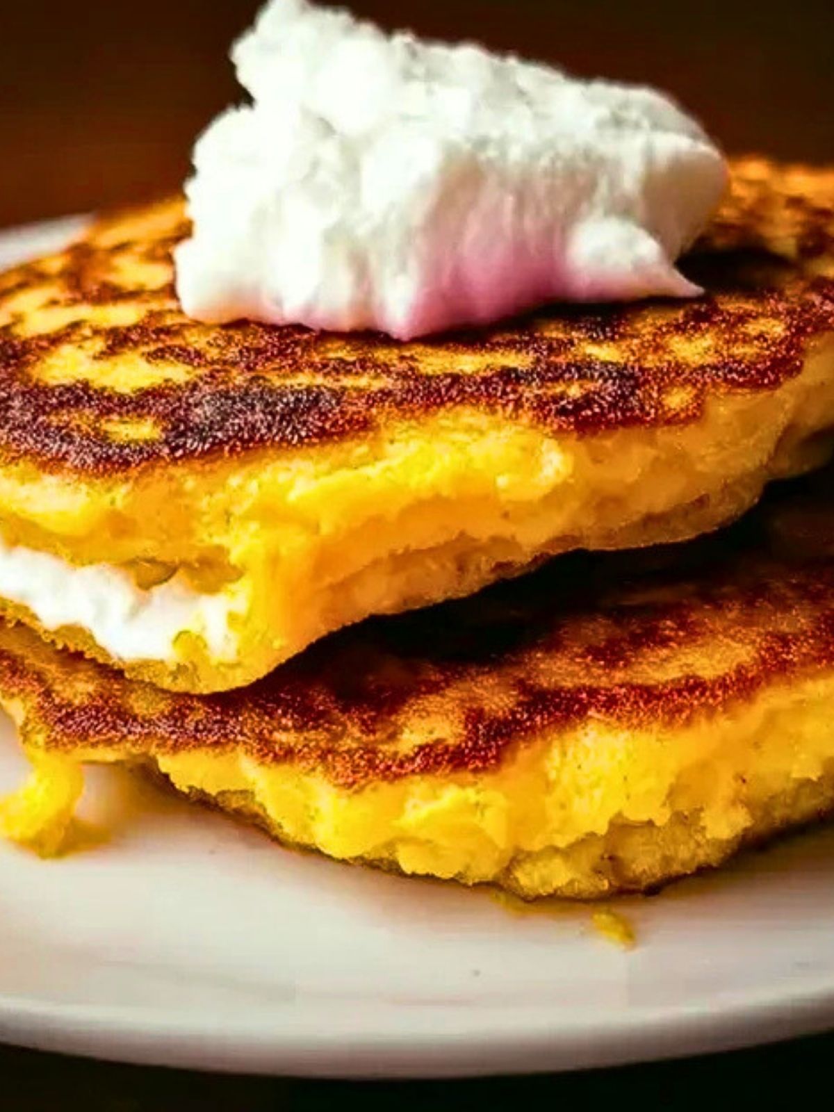 Venezuelan Cachapas (Corn Pancakes)