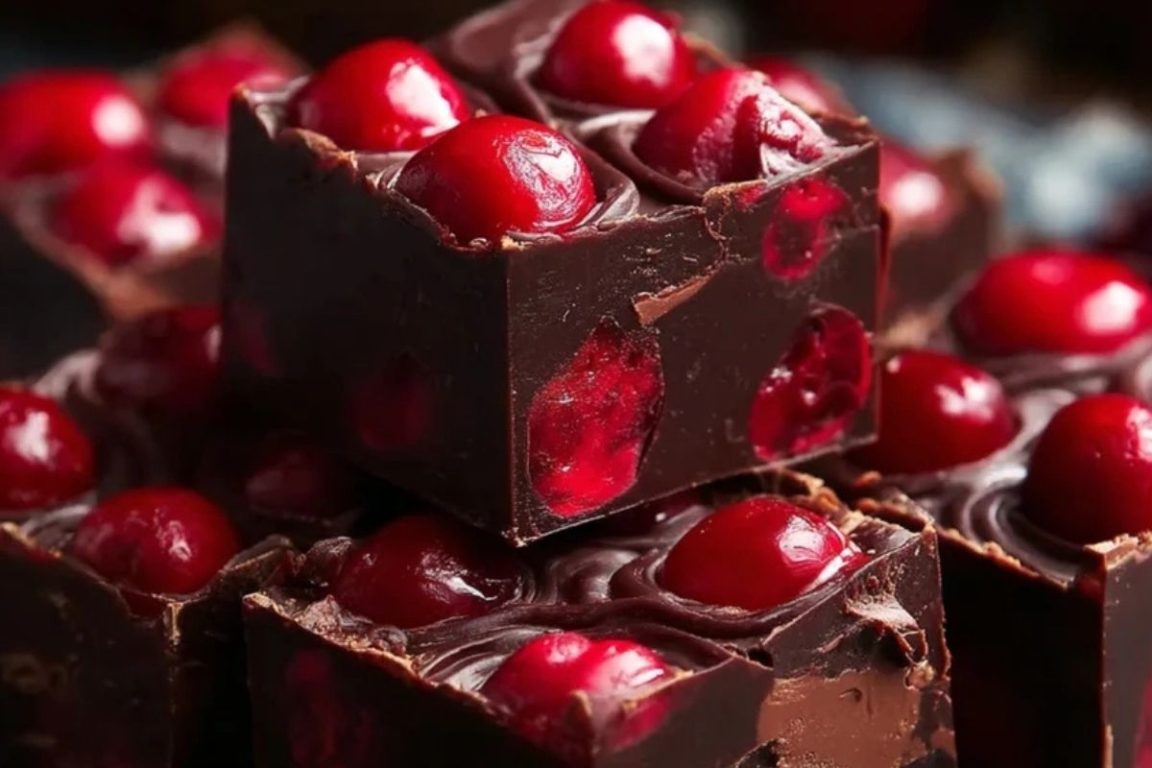 Dracula's Dark Cherry Fudge
