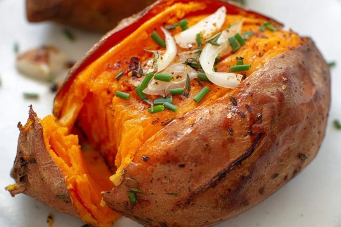 Easy Baked Sweet Potato