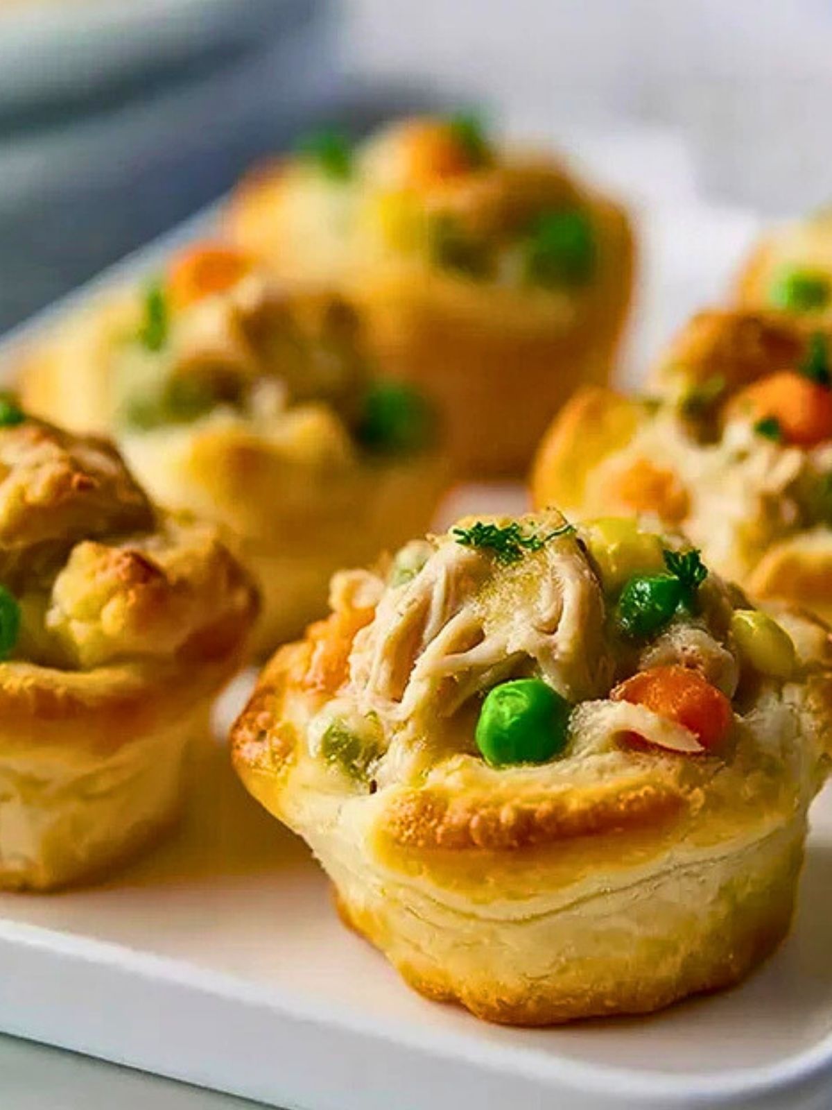 Easy Chicken Pot Pie Bites