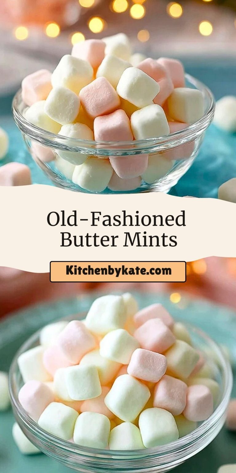 Old-Fashioned Butter Mints
