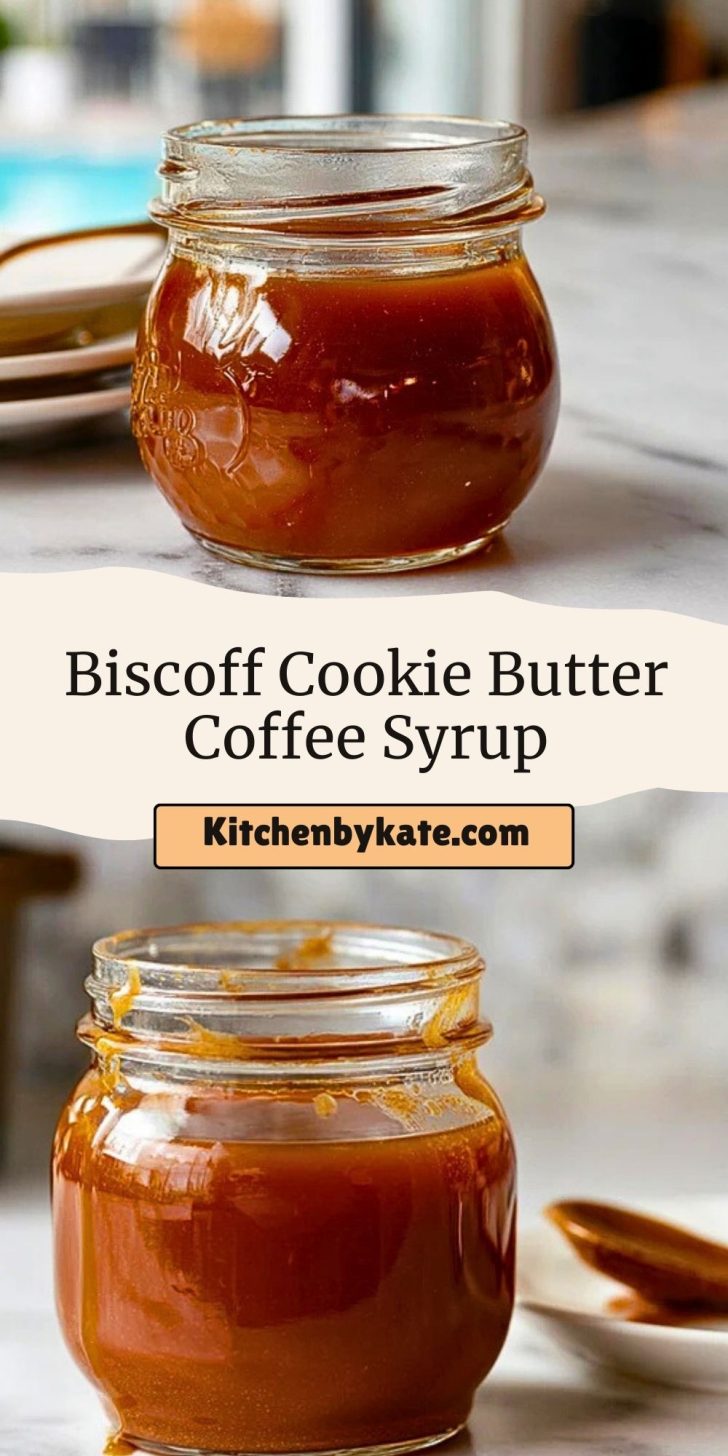 Biscoff Cookie Butter Coffee Syrup