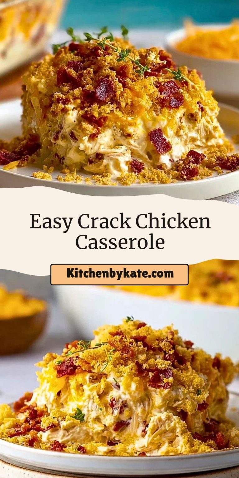 Easy Crack Chicken Casserole