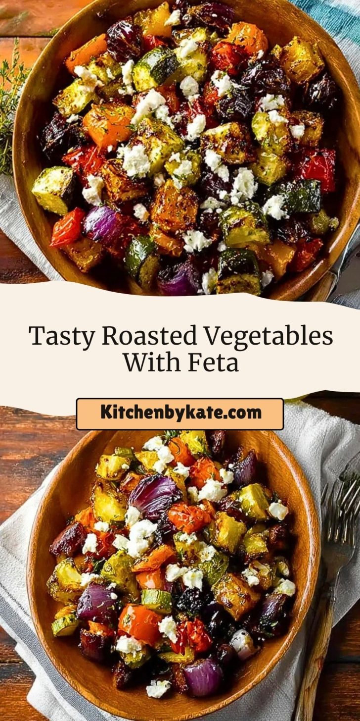 Tasty Roasted Vegetables With Feta