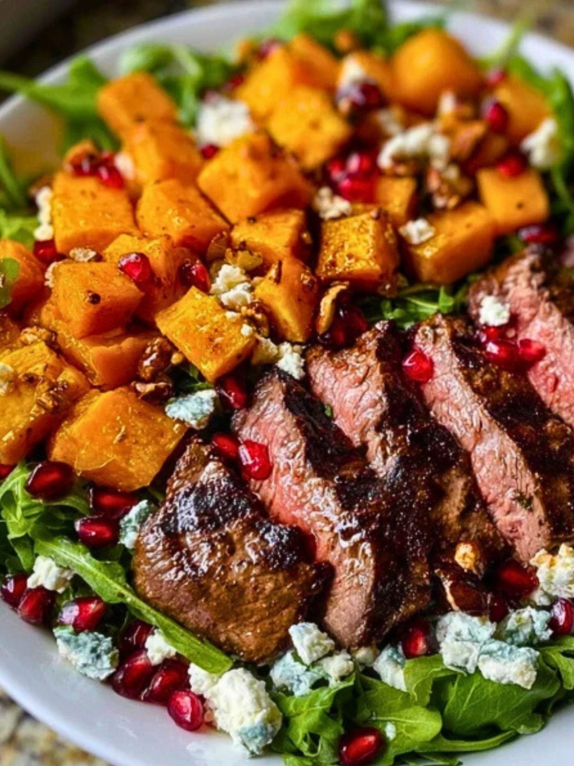Fall Harvest Steak Salad