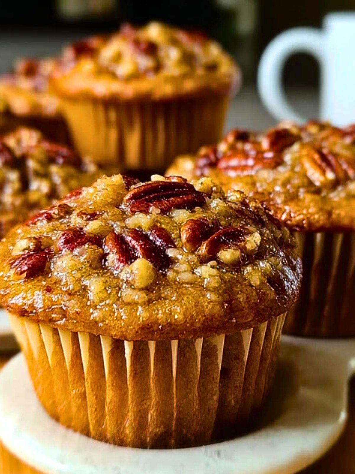 Pecan Pie Brown Sugar Muffins