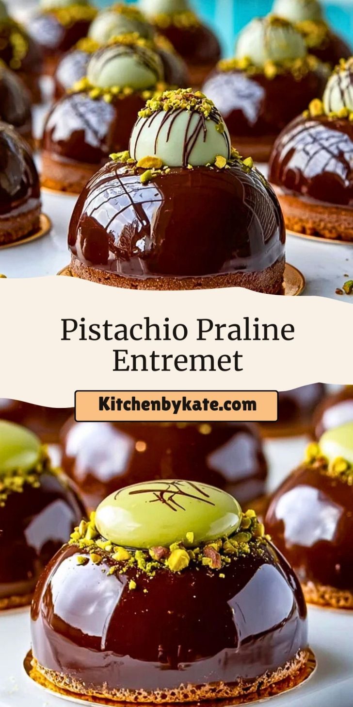 Pistachio Praline Entremet