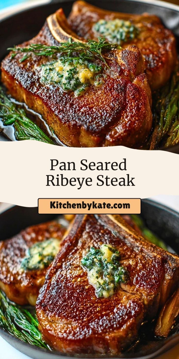 Pan Seared Ribeye Steak